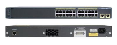 China 24 X 10/100 Cisco Catalyst 2960 Switch PoE Ports 2 X T/SFP 64 MB DRAM IP Source Guard for sale