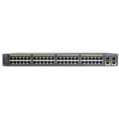 China Ethernet Cisco Catalyst 2960 Switch Gigabit SFP 48 RJ-45 Ports 32 MB Flash Memory for sale