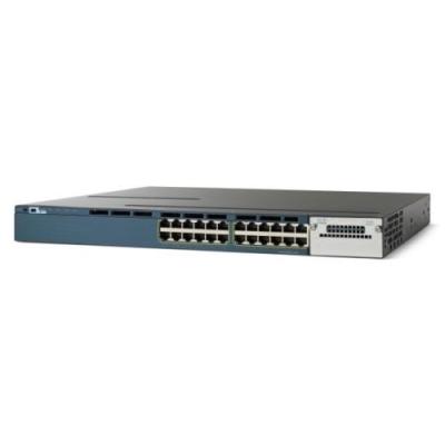 China 24 Port Cisco Catalyst 3650 Switch Gigabit Ethernet Copper WS-C3560X-24T-L for sale
