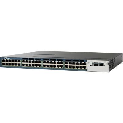 China 1100W AC PWR Cisco Switch 3650 48 Port , WS-C3560X-48PF-E Cisco 3650 48 Port Switch for sale