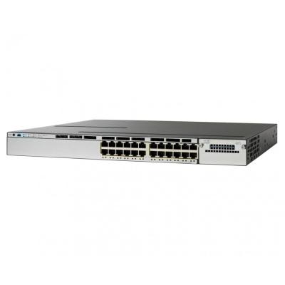 China 3750X Cisco Catalyst 3850 Switch WS-C3750X-24P-L 24 Port PoE LAN Base 110 V AC for sale