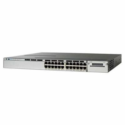 China 715 Watts Cisco Catalyst 3850 24 Port WS-C3750X-24P-S PoE IP Base 256 MB RAM for sale