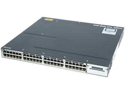 China Full PoE Cisco Catalyst 3850 Switch LAN Base 48 Port WS-C3750X-48PF-L RJ-45 for sale