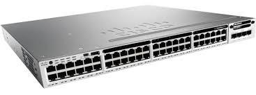 China 48 X 10/100/1000 Cisco Network Switch WS-C3850-48T-E 176 Gbps Switching Capacity for sale