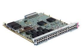 China LAN 100BASE-TX 48 Port Switch , WS-X6148A-GE-TX Cisco 48 Port Poe Switch for sale