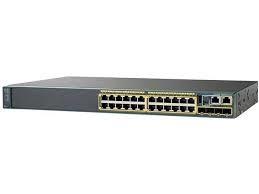 China 1U 24 Port Cisco 24 Port Gigabit Network Switch , Ws-C2960x-24ts-Ll Cisco Fast Ethernet Switch for sale