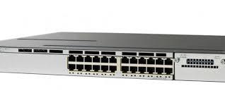 China 1100W AC Power Cisco 24 Port Fiber Optic Switch Stackable 4.45 Cm X 44.5 Cm X 44.5 Cm for sale