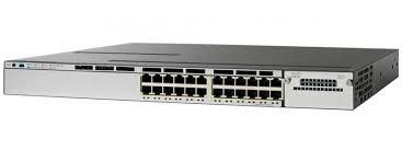 China NEW SEALED Cisco WS-C3850-24U-E 24 Port UPOE Switch 1100WAC 3850 • IP Services for sale