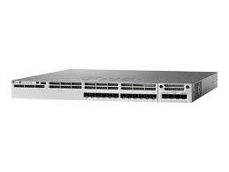 China Power Fiber Cisco 10Gb Ethernet Switch IP Base WS-C3850-12XS-E 12 SFP+ 350WAC for sale
