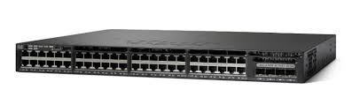 China 4 x 10G Cisco 48 Port Gigabit Switch 110 V AC Input Voltage WS-C3650-48TQ for sale
