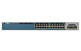 China 24 Ports Cisco Network Switch , Rackmount Cisco POE Network Switch WS-C3560X-24P-L for sale