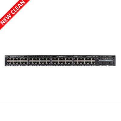 China Managed Cisco 48 Port Gigabit Ethernet Switch Poe WS-C3650-48FQ-S Enterprise Class for sale