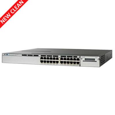 China 1 RU Enclosure Cisco Gigabit Network Switch WS-C3850-24U-E UPOE W/1100WAC for sale