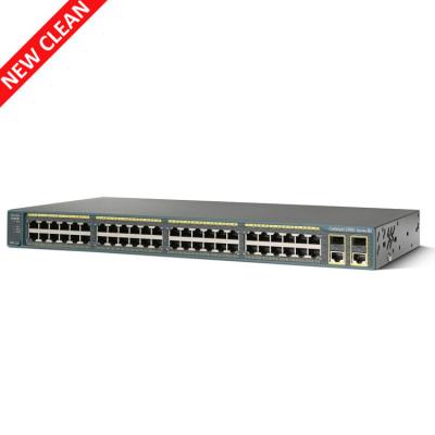 China WS-C2960-48TC-S Switch Cisco Catalyst 2960 48 Ports Full / Half Duplex No POE for sale