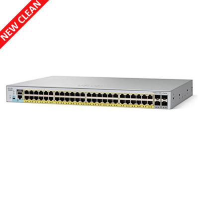 China 4 x 1G SFP Cisco Catalyst 2960L GigE PoE 48 port Switch WS-C2960L-48PQ-LL for sale