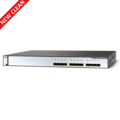 China Cisco layer 3 Network Switch WS-C3750G-12S-S Cisco Catalyst 3750 12 Port Fiber Optic Switch for sale
