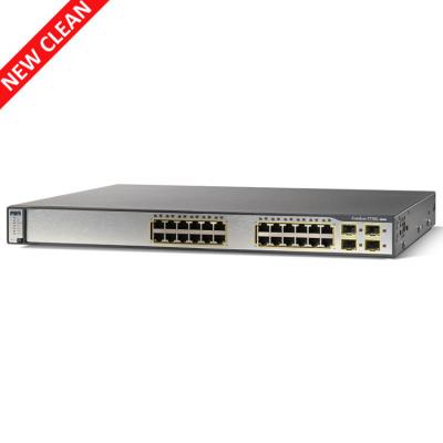 China Flow Control Cisco Gigabit Network Switch WS-C3750G-24TS-S1U Catalyst 3750G 24 Port for sale