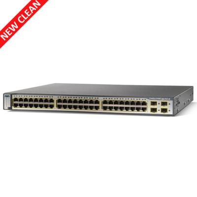 China Layer 3 Cisco 48 Port 10 Gigabit Switch Catalyst 3750 Series WS-C3750G-48PS-E for sale