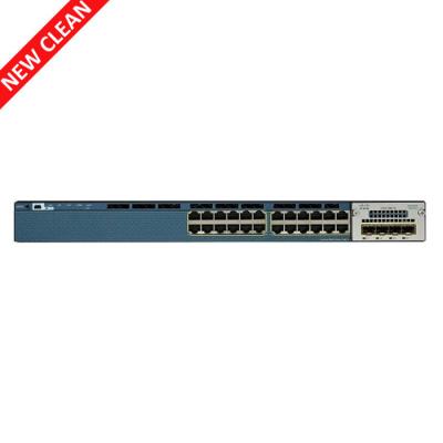 China POE Ethernet Gigabit Cisco 24 Port Fiber Optic Switch WS-C3560X-24P-L Catalyst 3560-X for sale