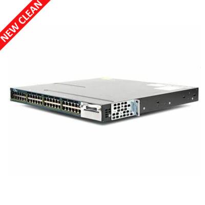 China SWS-C3560X-48T-L Cisco Gigabit Network Switch LAN Base RJ45 Network Managed for sale
