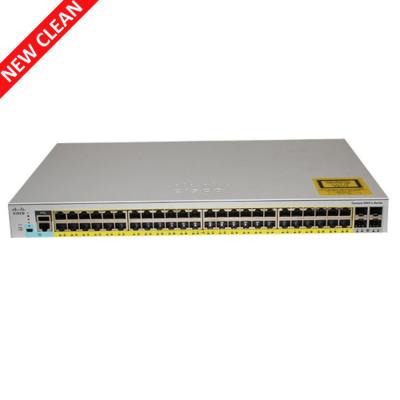 China SN WS-C2960L-48PS-LL Cisco Catalyst 2960 Switch 48 Port Gigabit POE FCC Approval for sale