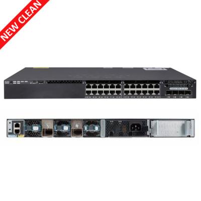 China WS-C3650-24TD-E Cisco Network Switch 10 Gigabit 24 Port Layer 3 1 Year Warranty for sale
