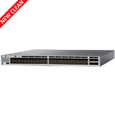 China Original New Cisco Fiber Optic Network Switch Catalyst 3850 48 Ports WS-C3850-48XS-S for sale