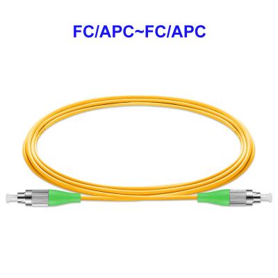 China Single Mode Fiber Cable FC/APC~FC/APC Single Mode Single Core OS2 LSZH Customize for sale