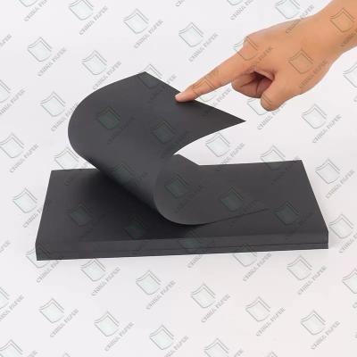 China 120gsm-450gsm Eco-Friendly Recycled Paper Black Cardboard for Sustainable Packaging for sale