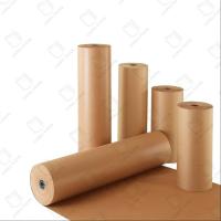 China 150-230g Kraft Paper Rolls with Printed Top Liner for Gift Box Packaging for sale