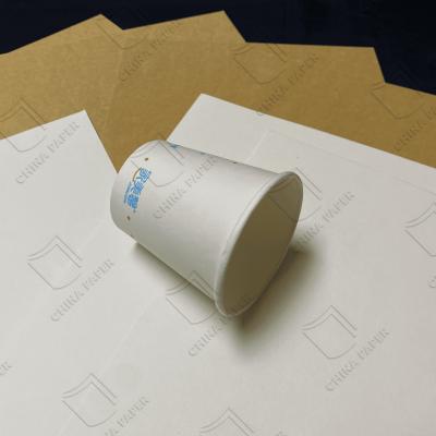 China 150-400g Disposable Cup Paper Paperboard Food Packaging Board High Gloss PE Coated Cupstock Board for sale