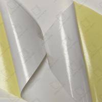 China 70*100cm Self Adhesive Sticker Paper with High Glossy Yellow Glassine Paper Supplier for sale
