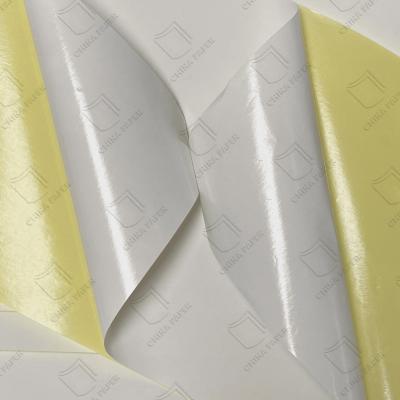 China Factory price Hot Sale white glossy/Acrylic Glue /60gsm glassine paper BOPP sticker labels for sale