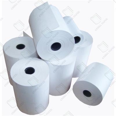 China Moisture Resistance Thermal Paper Rolls With Printed Logo 80mmx80mm For Pos for sale