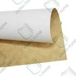 China 350gsm Smooth Surface White Top Kraftliner Board / White Top Linerboard for sale