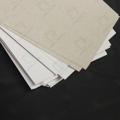 China 300gsm 400gsm Single Coated Duplex Board with Grey Back For Cigaratte Case for sale