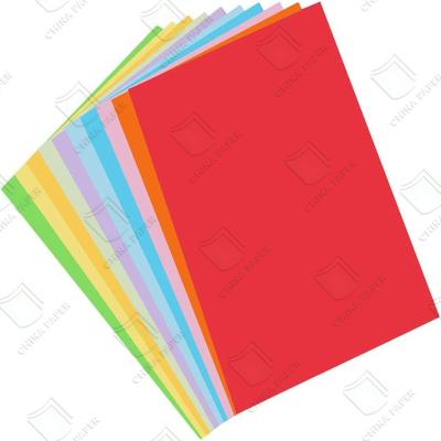 China Top Sale High quality Kids DIY Color Paper Customized Coloured Handcraft Paper for sale