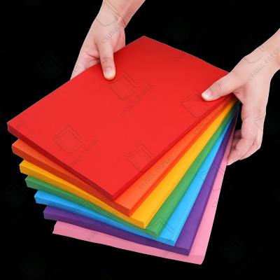 China Various Colored Offset Printing Paper Child DIY Handcraft Color Paper In Jumbo Roll Package for sale