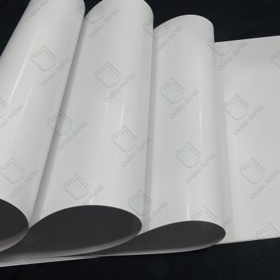 China White Glossy Coating One Side C1SArt Card Paper Board For Printing And Packing for sale
