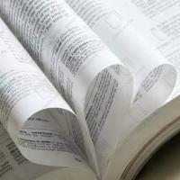 China Professional Thin Printing Paper For Pharmaceutical Leaflets , Booklets , Bibles And Dictionaries for sale