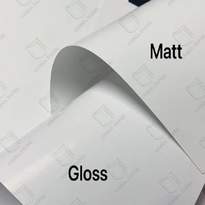 China White Glossy Coating C1S  Art Card Paper Board For Printing And Packaging for sale
