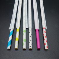 China Biodegradable white/kraft straw wrapping paper 28gsm for cold/hot drinks for sale