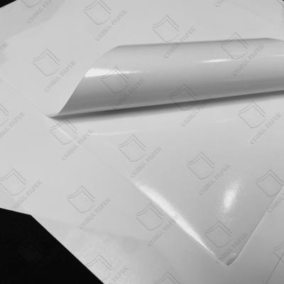 China Direct Factory Self-Adhesive Sticker Paper with Glassine Liner for Labeling and Packaging for sale