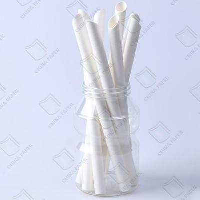 China Eco Friendly Biodegradable Disposable Individually Wrapped Paper Drinking straw for sale