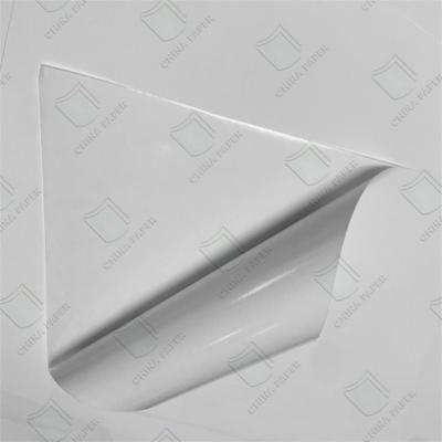 China Factory Quality Label Paper Adhensive Sticker Paper For Supermarket for sale