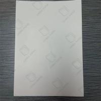 China Mirror Coated Sticker Paper Slit Back with Yellow Liner for sale