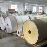 China High Gloss White Cast Coated Paper Facestock Adhesive Sticker for sale