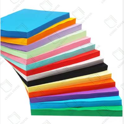 China Multi-Color Woodfree A4 Copy Paper 70gsm Colorful Offset Paper for sale