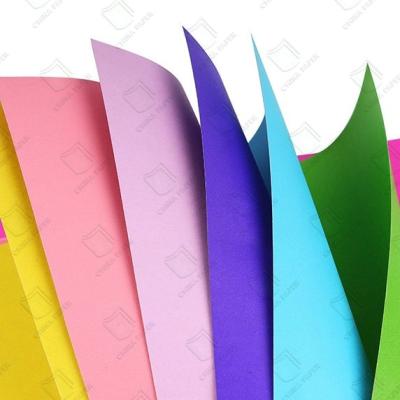 China 12 Colors Available Colored Paper Board Vibrant Colors for DIY Crafting Stationery for sale