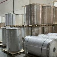 China 50GSM To 120GSM White Yellow Blue Silicon Or PE Coated Glassine Liner Release Paper for sale